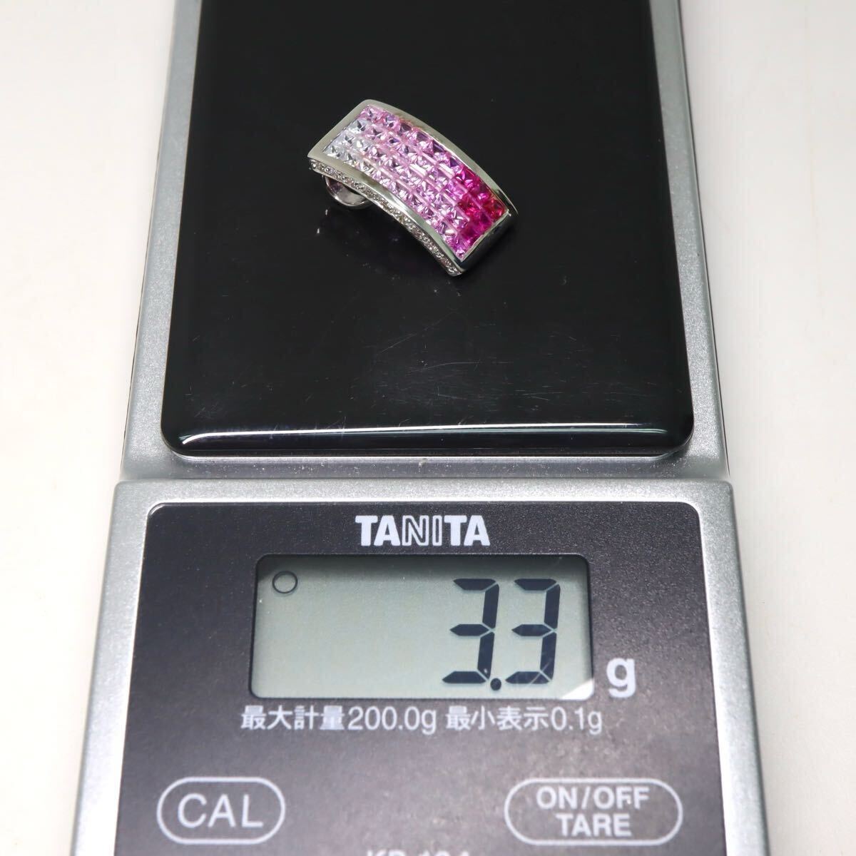 Yahoo!オークション - K18WG 2.88ct 美品 ソ付 天然ルビー/天然ピンク...