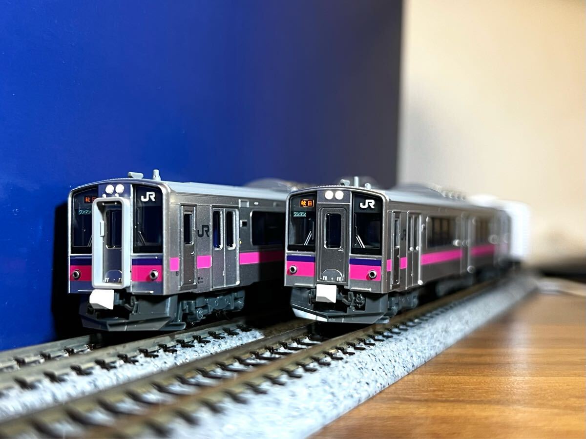 Yahoo!オークション - KATO 10-1558 701系 0番台 秋田色 2両セット カ...