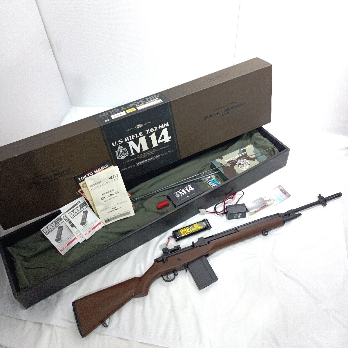 Yahoo!オークション - ジャンク 東京マルイ 電動エアーガン M14 U.S.RI...