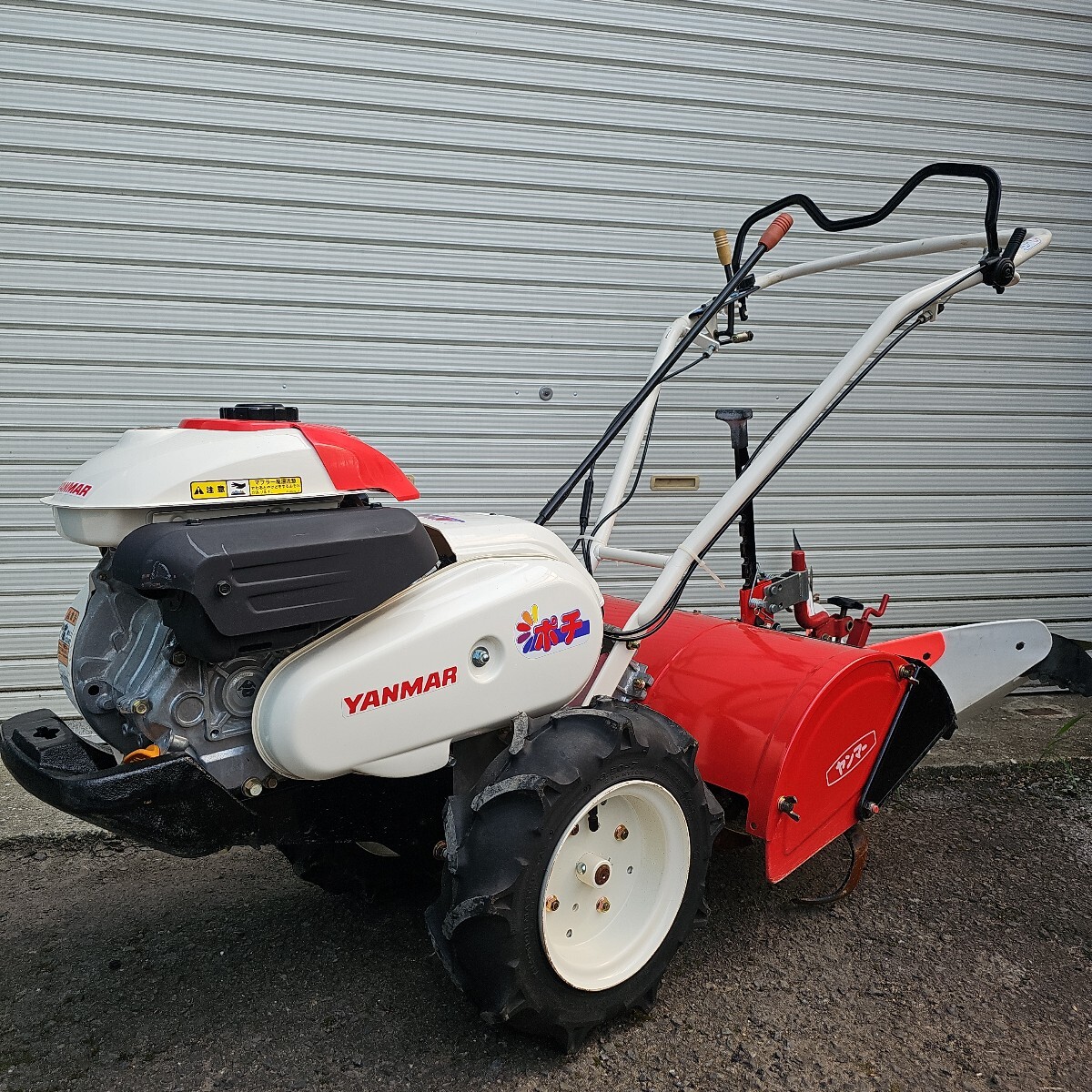 Yahoo!オークション - 美品 ヤンマー ポチMRT60管理機 培土器セット 整...