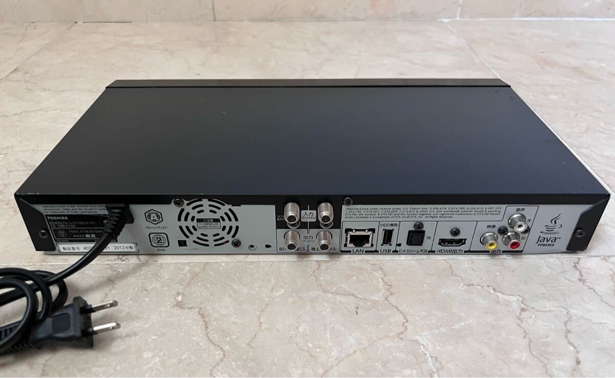 Yahoo!オークション - TOSHIBA 東芝 DBR-C100 REGZA レグザ HDD & ブル...