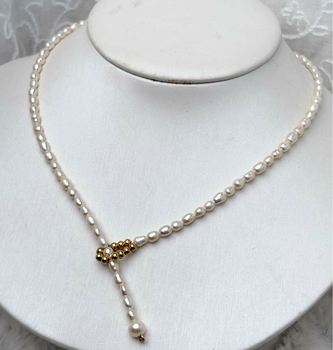 Yahoo!オークション - 本真珠ネックレス4mm パールネックレス pearl ne...