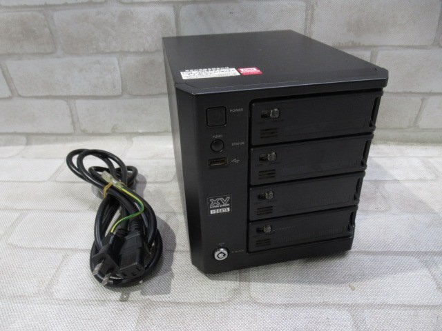 AF0526 Ω 新DK 1152 保証有 IO DATA HDL-XV2W RAID 6対応ネットワーク接続ハードディスク LAN DISK XVW 500GB×4 鍵無(NAS)｜売買され ...