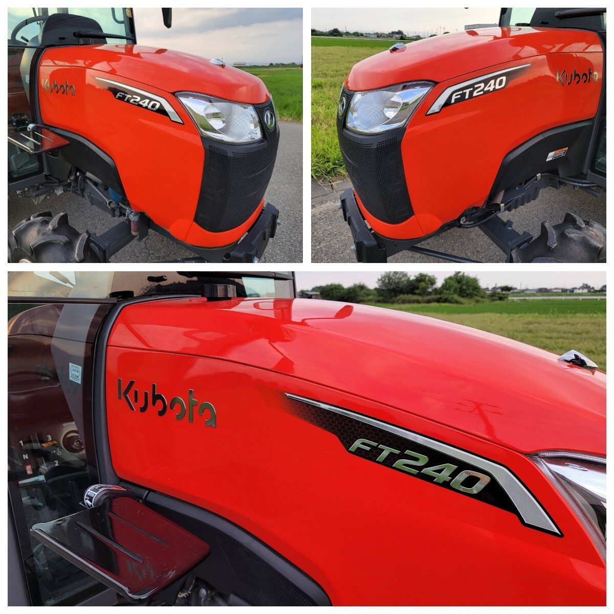 Yahoo!オークション - クボタ トラクター FT240 136アワー 24馬力 4WD ...