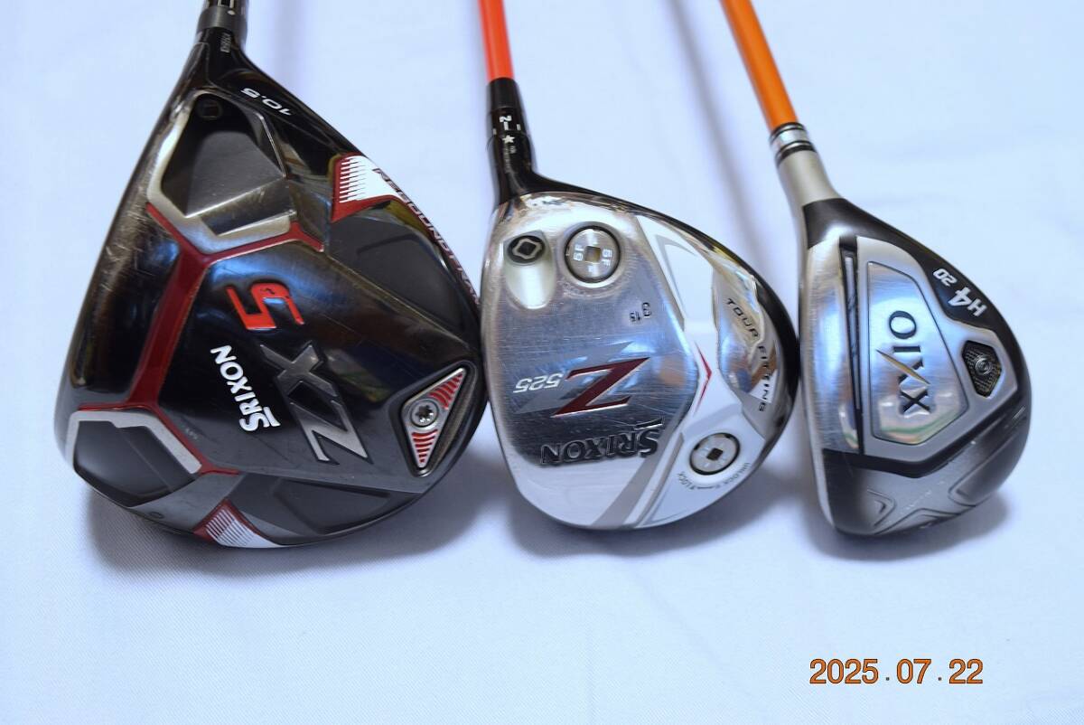 Yahoo!オークション - 中古 SRIXON ZX5 1W・Z525 3W・XXIO H4 T...