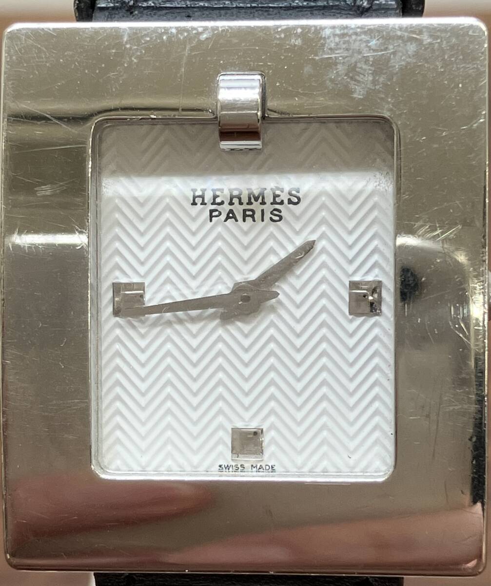 Yahoo!オークション - HERMES エルメス BE1.210 クォーツ レディース腕...