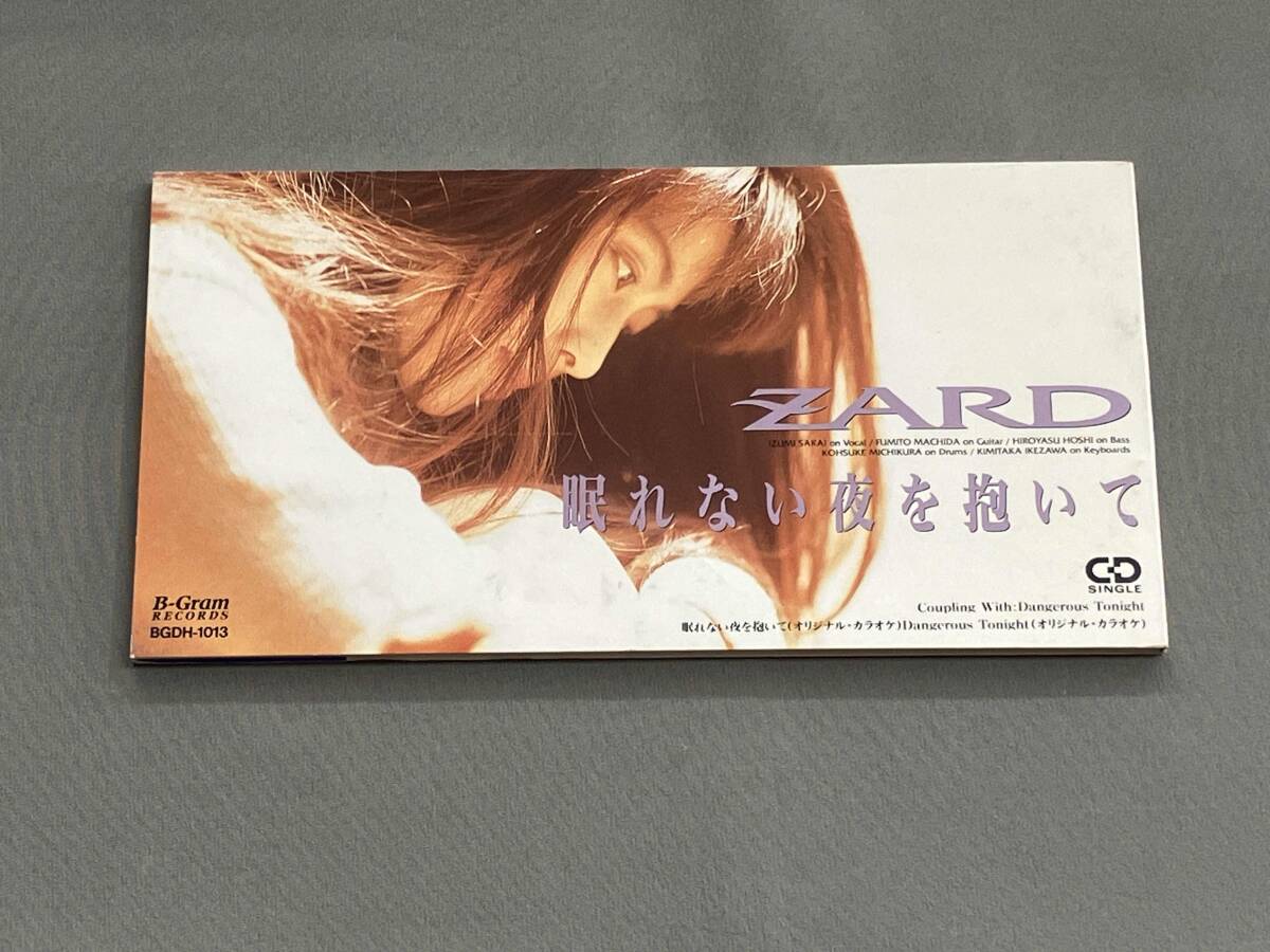 Yahoo!オークション - ZARD CD 【8cm】眠れない夜を抱いて/Dangerous T...