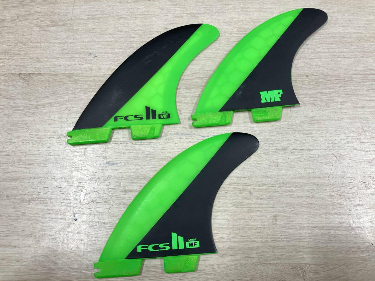 Yahoo!オークション - サーフボードフィン FCS2 MF LARGE 3枚セット マ...