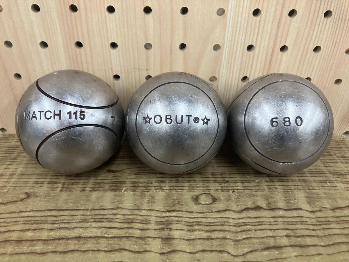 Yahoo!オークション - OBUT MATCH 115 ペタンク オベット マッチ 680g ...
