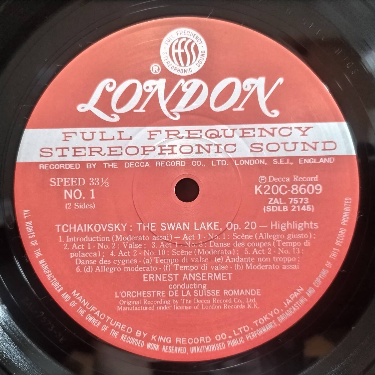 Yahoo!オークション - E154/LP無傷1枚/アンセルメ/チャイコフスキー バ...