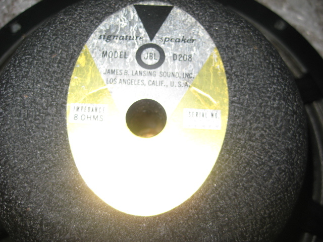 Yahoo!オークション - JBL・D208 1個