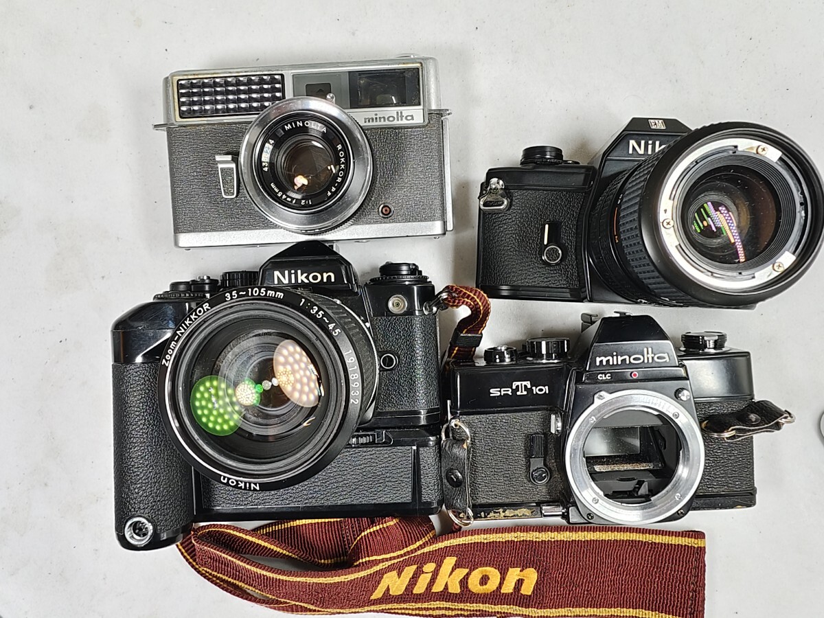Yahoo!オークション - 【リサイクル】NIKON FE NIKON EM MINOLTA SRT10...