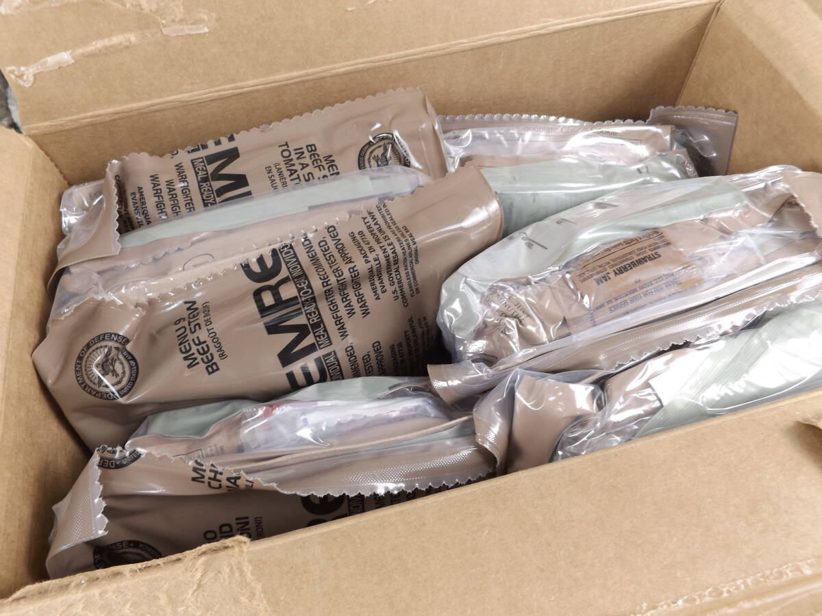 Yahoo!オークション - 最新 2027年7月検 箱だし MREレーション MENU-9 ...