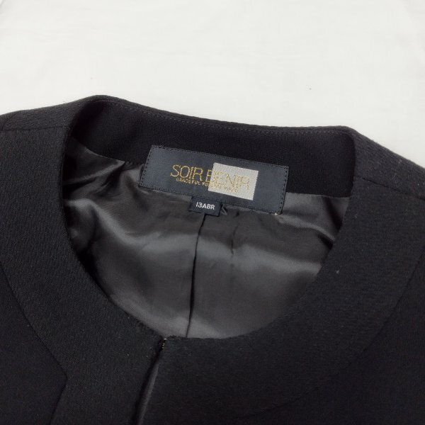 Yahoo!オークション - G309 SOIR BENIR ソワールベニール ノーカラー ...