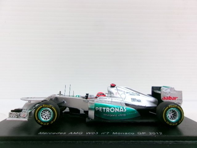 Yahoo!オークション - スパーク 1/43 メルセデス AMG W03 #7 モナコGP ...