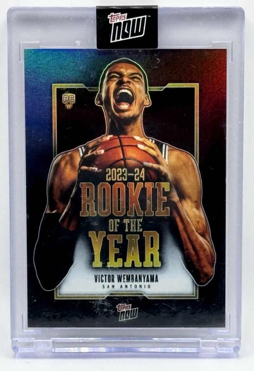 Yahoo!オークション - 2023-24 Topps Now Victor Wembanyama NBA Rooki...