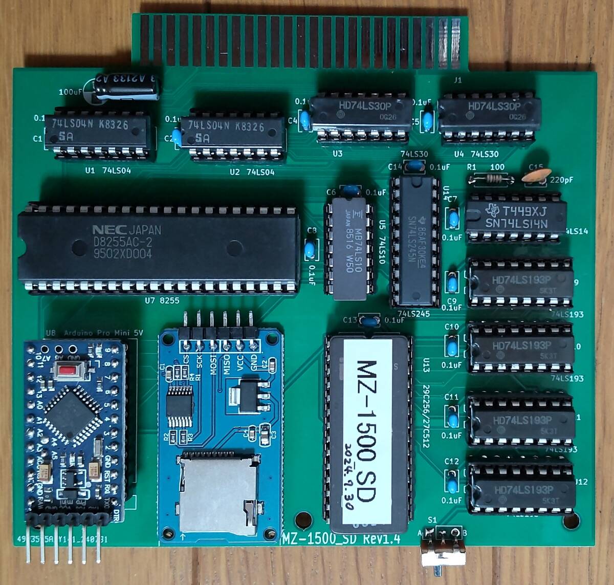 Yahoo!オークション - MZ-1500_SD Rev1.4基板 完成品