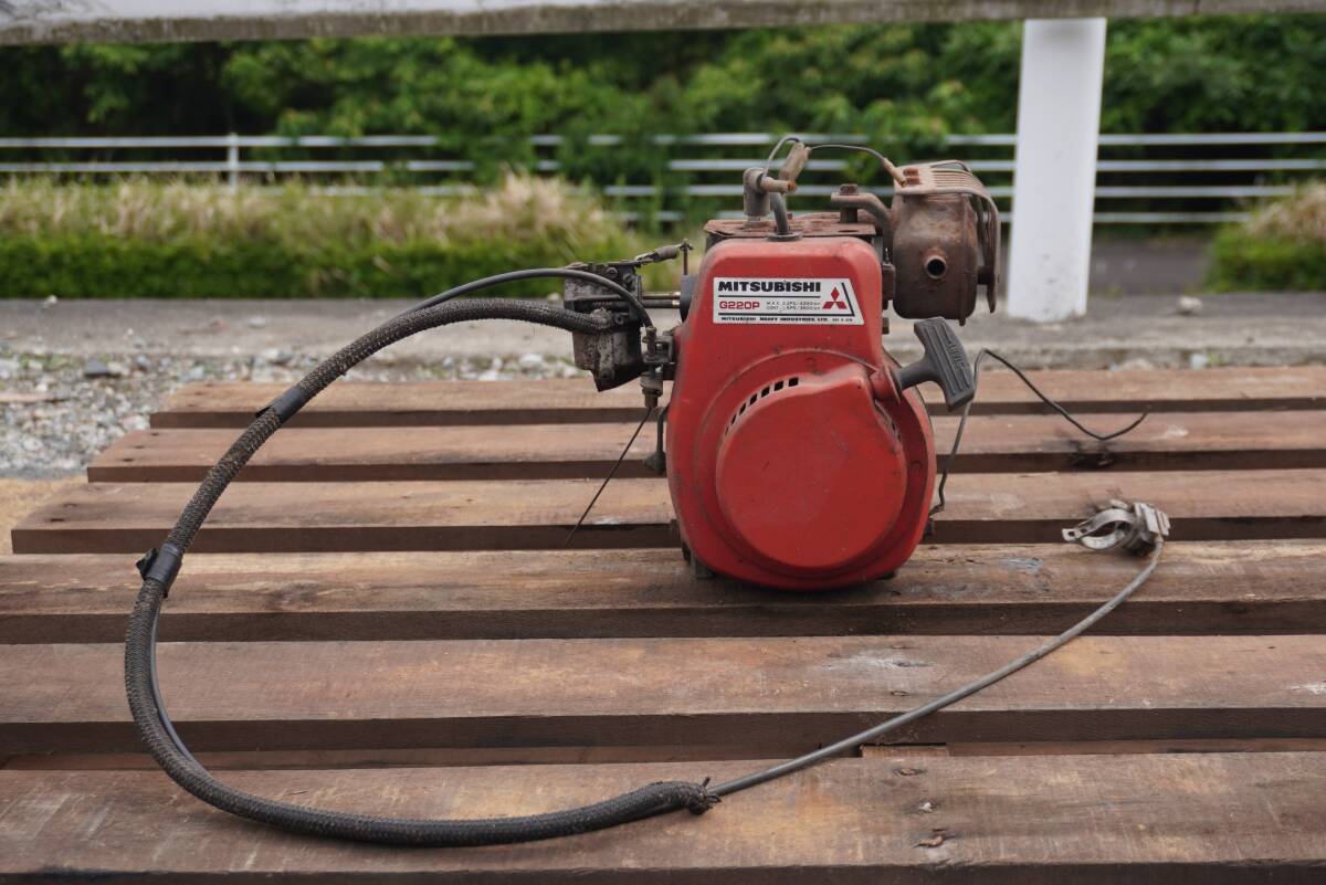 Yahoo!オークション - ジャンク品 三菱 G220P ガソリン エンジン 部品...