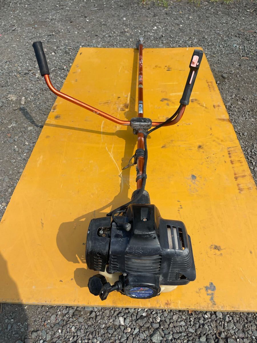 Yahoo!オークション - 草刈機 三菱 TLE43 プラグ点火確認済 圧あり 部...