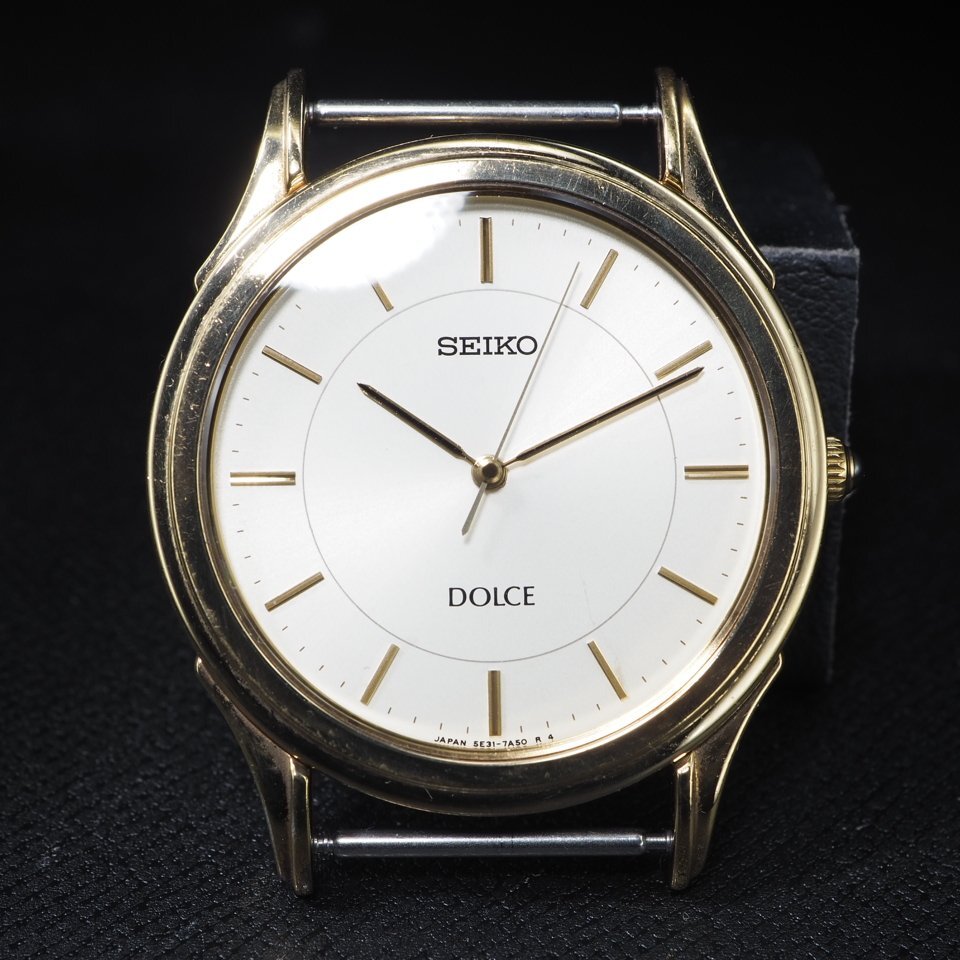Yahoo!オークション - 1円～ SEIKO セイコー DOLCE ドルチェ GP QZ 5E...