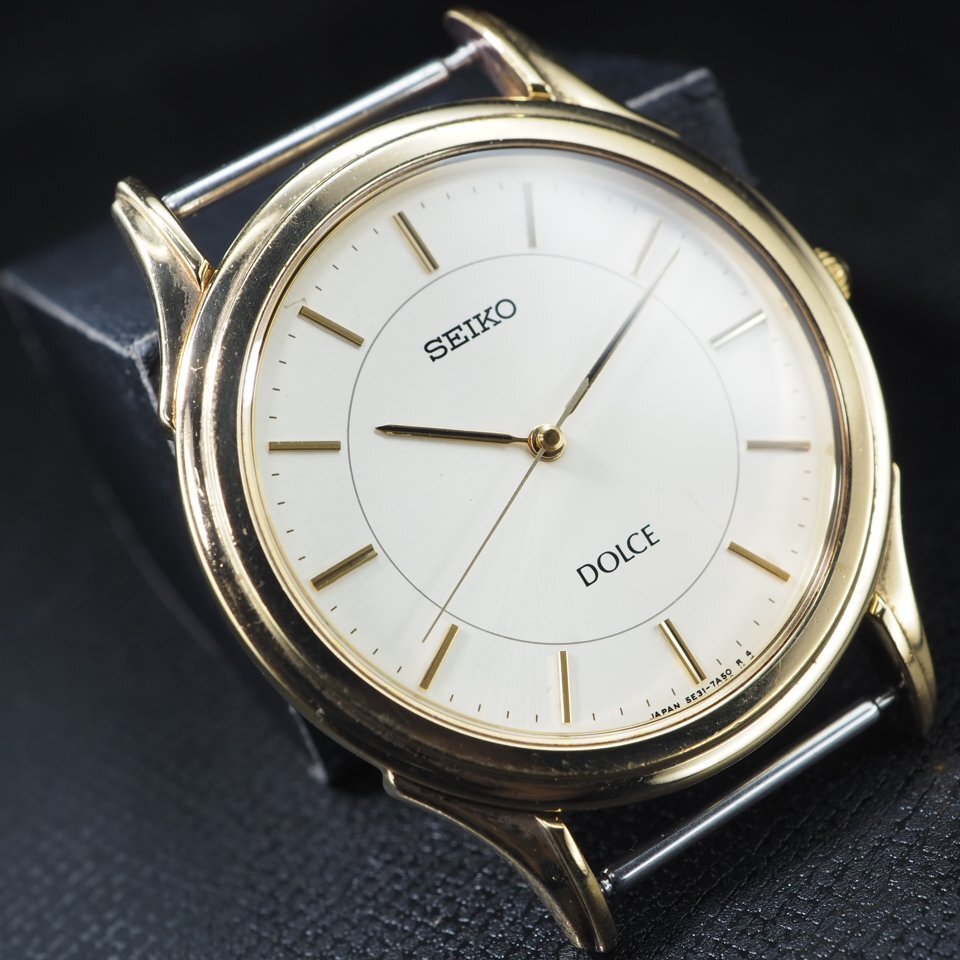 Yahoo!オークション - 1円～ SEIKO セイコー DOLCE ドルチェ GP QZ 5E...