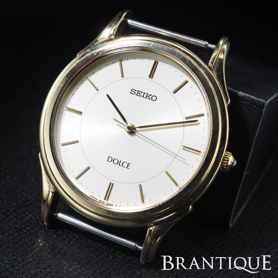 Yahoo!オークション - 1円～ SEIKO セイコー DOLCE ドルチェ GP QZ 5E...