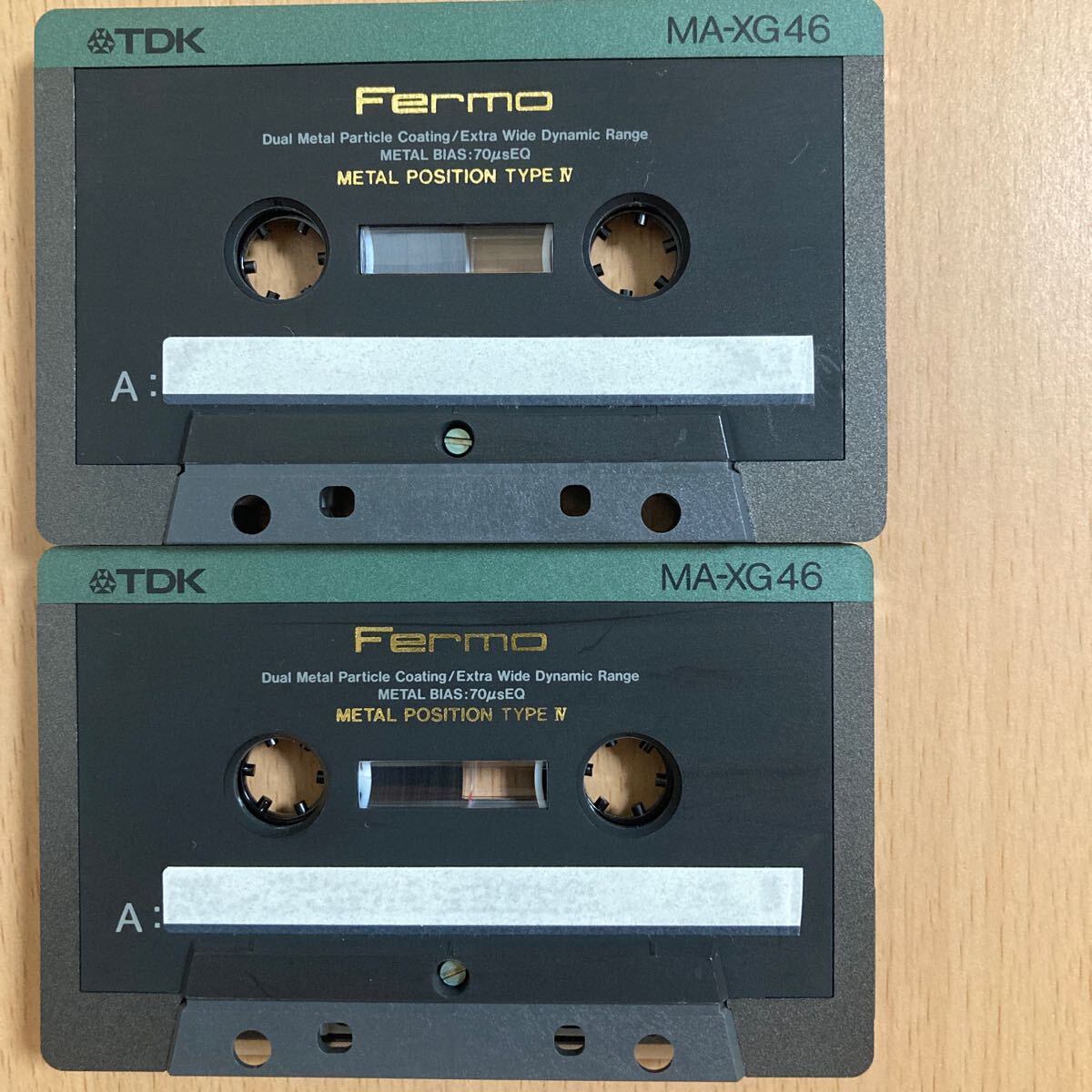 Yahoo!オークション - TDK MA-XG 46 Fermo/TYPEⅣ/2本/メタルポジショ...