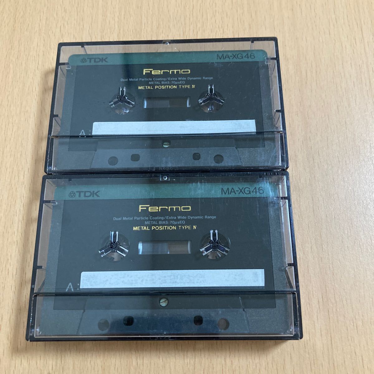 Yahoo!オークション - TDK MA-XG 46 Fermo/TYPEⅣ/2本/メタルポジショ...