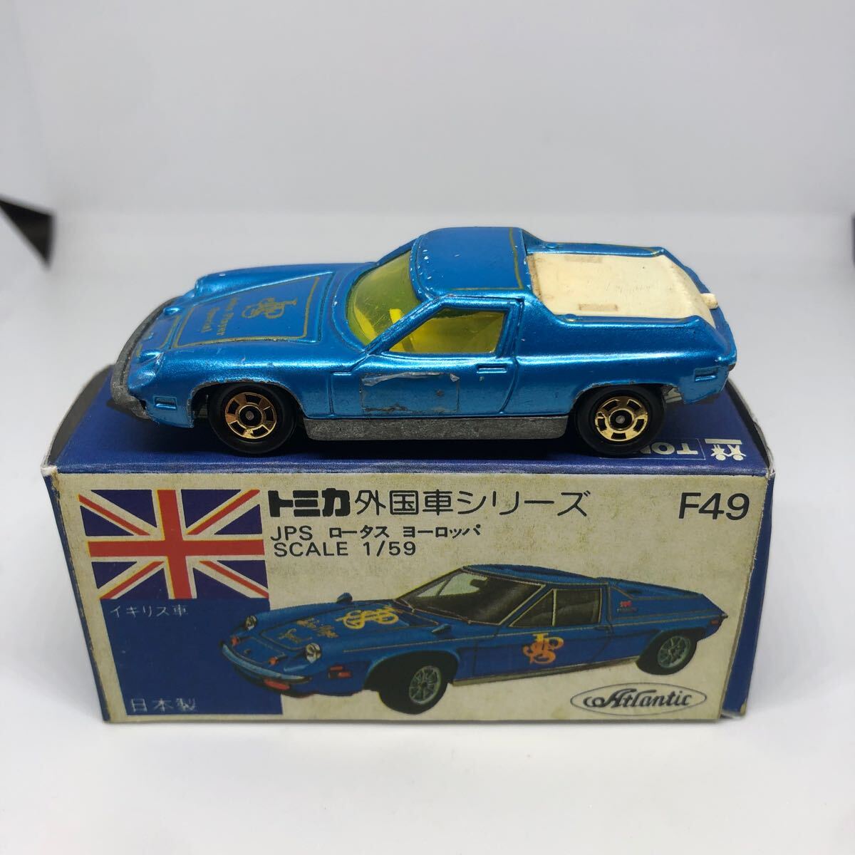 Yahoo!オークション - トミカ 日本製 青箱 F49 JPS ロータス ヨーロッ...