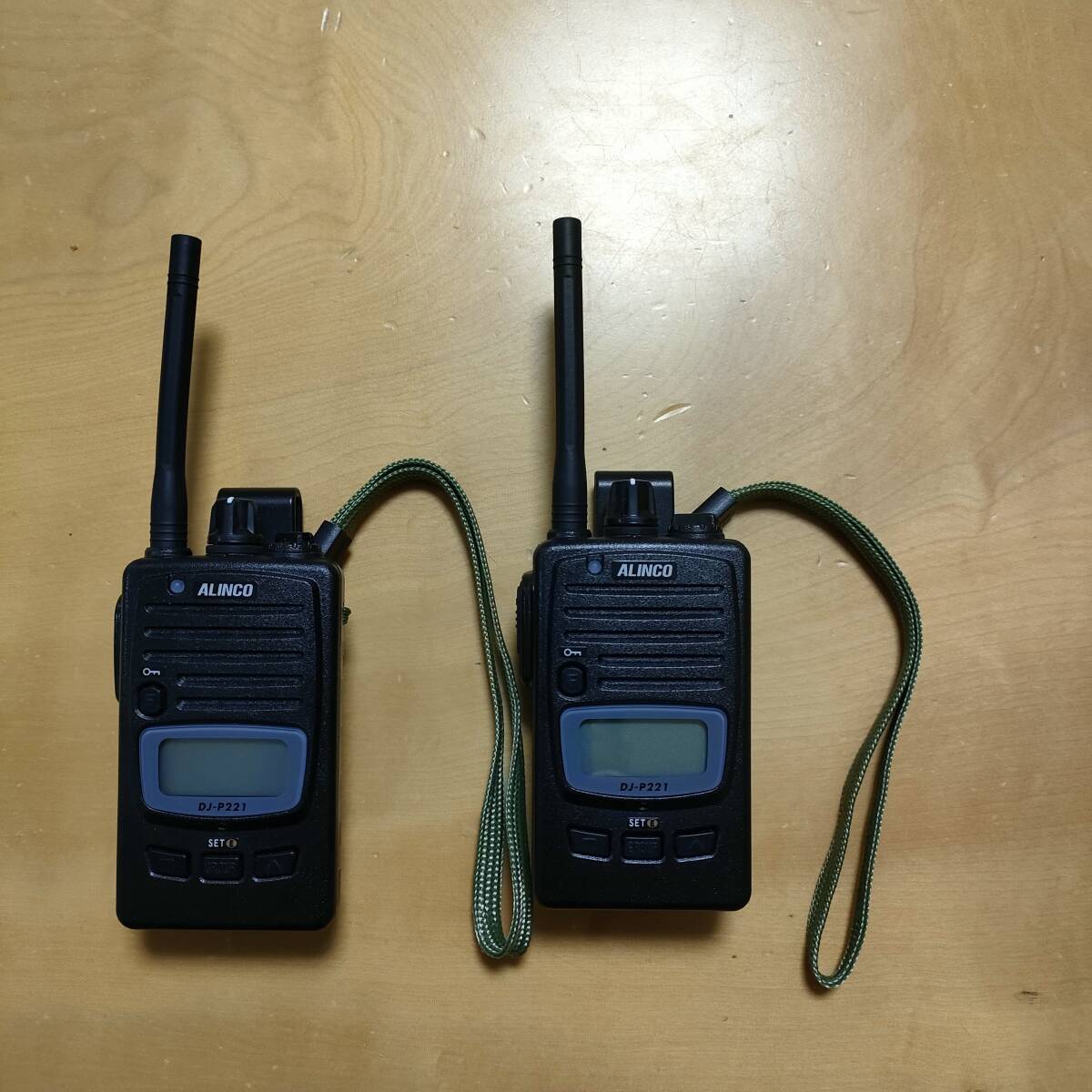 Yahoo!オークション - トランシーバー 2台セット ALINCO DJ-P221 Mタイ...
