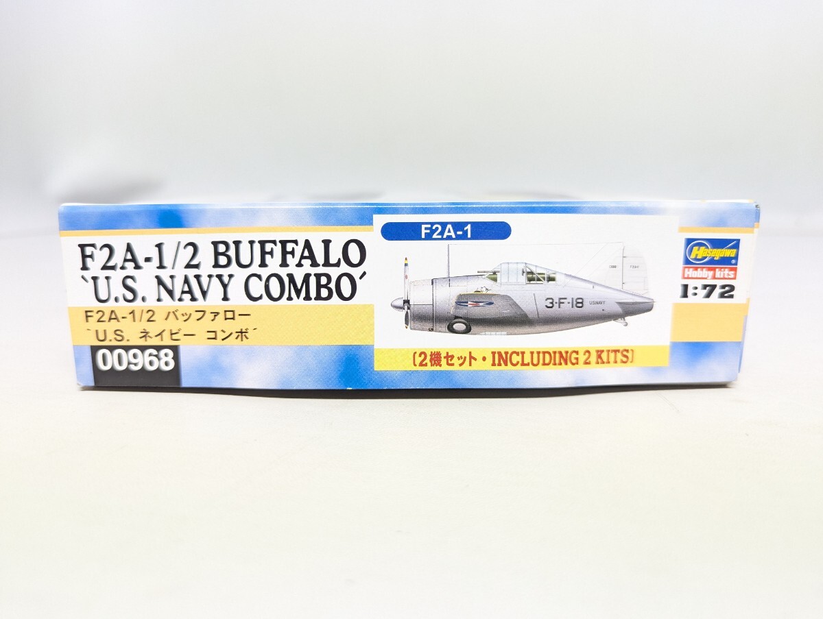 Yahoo!オークション - 未組立 ハセガワ 1/72 F2A-1/2 バッファロー US...