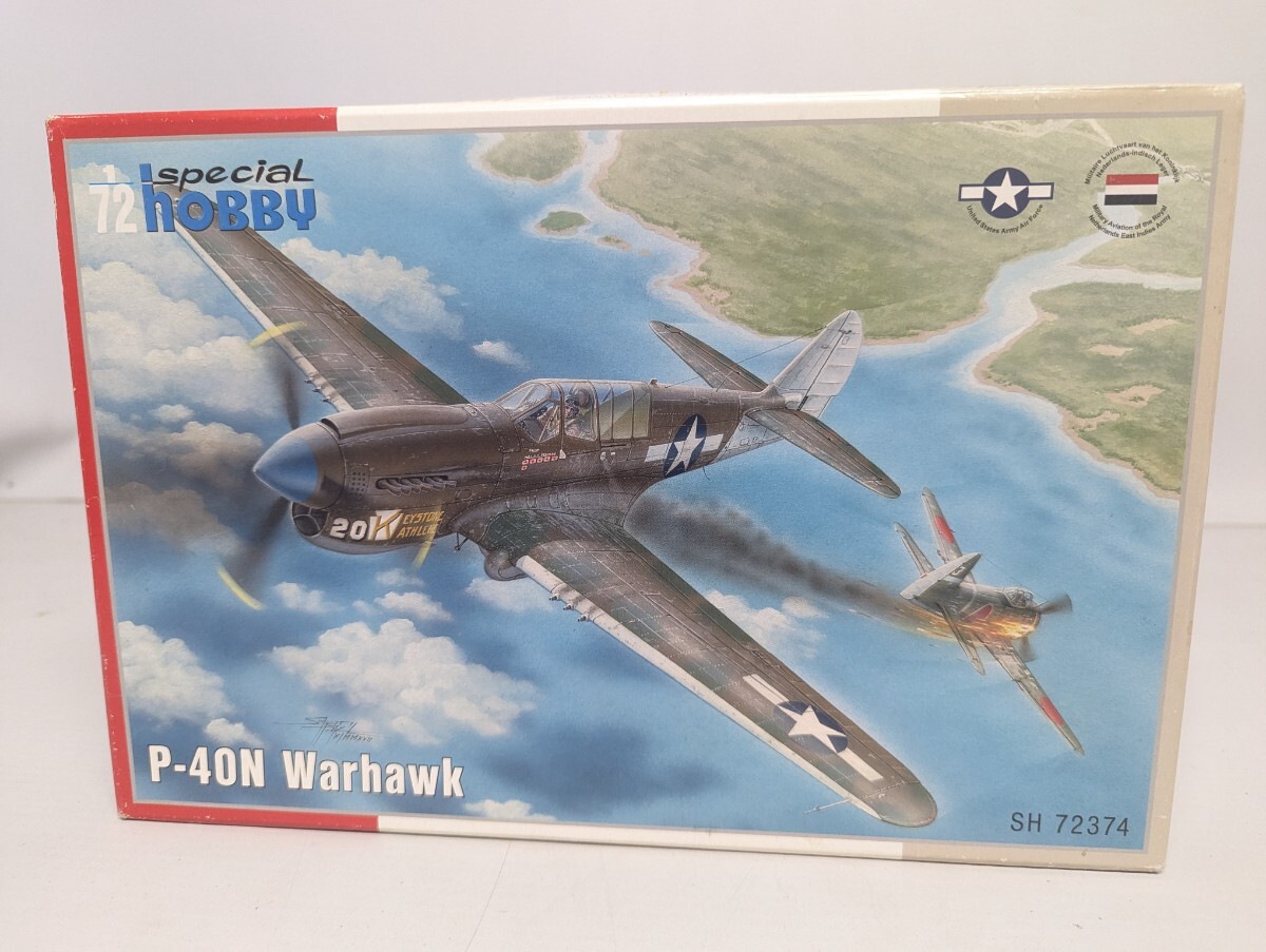 Yahoo!オークション - 未組立 スペシャルホビー 1/72 P-40N ウォーホ...