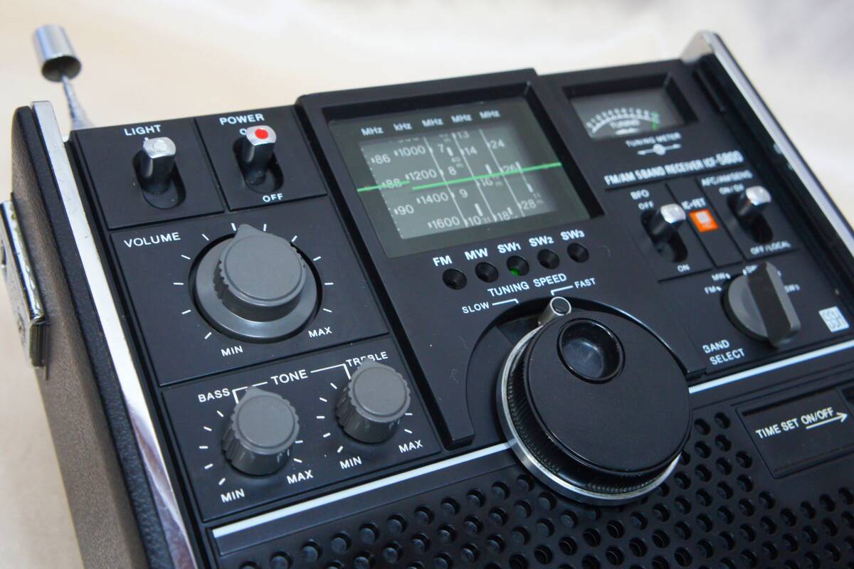 Yahoo!オークション - 綺麗な動作品 ICF-5800 スカイセンサー5800 BCL...