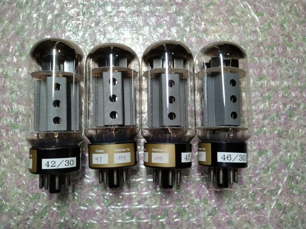 Yahoo!オークション - EL34/6CA7 真空管 4本組 動作品 特性揃い 中国...