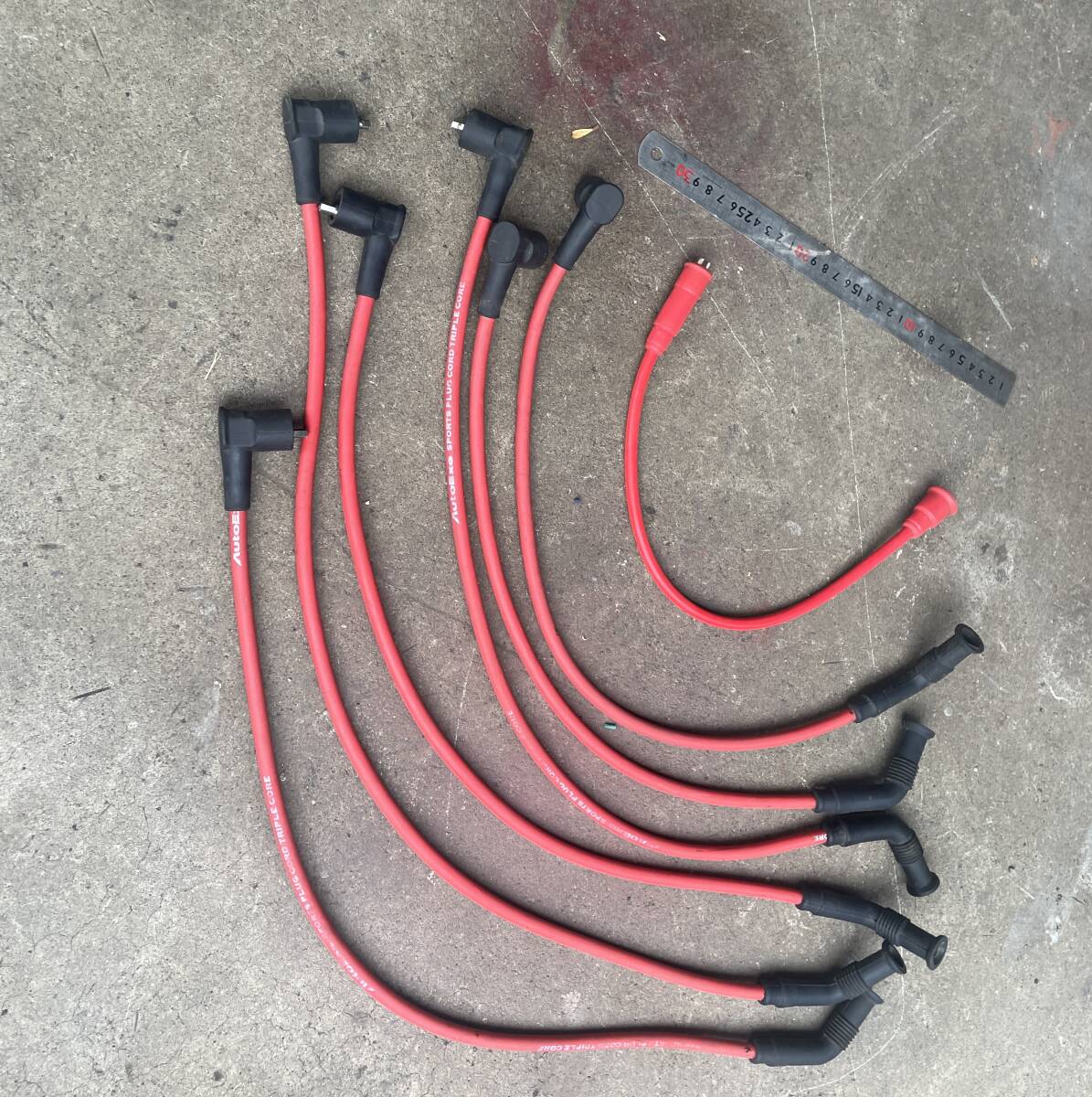 Yahoo!オークション - L6 L4 プラグコード ハイテンションコード ブル...