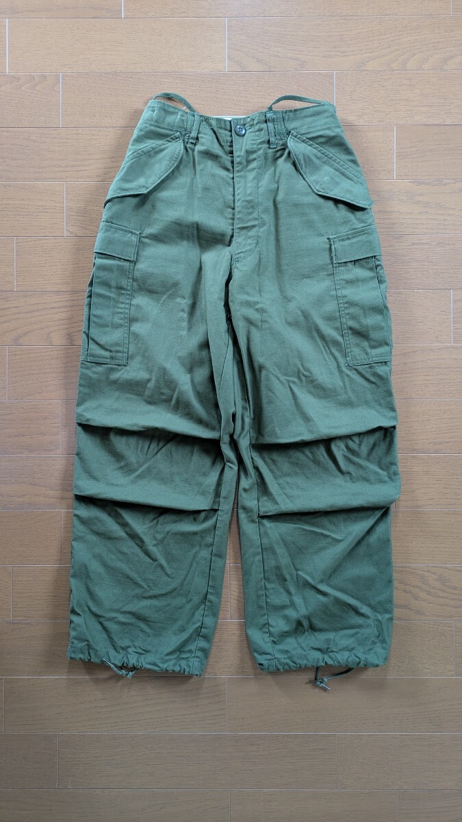 60s ビンテージ デッドストック M-65 ミリタリー パンツ ARMY small-long M-51 1967年(戦闘服)｜売買されたオークション情報、yahooの商品情報をアーカイブ ...
