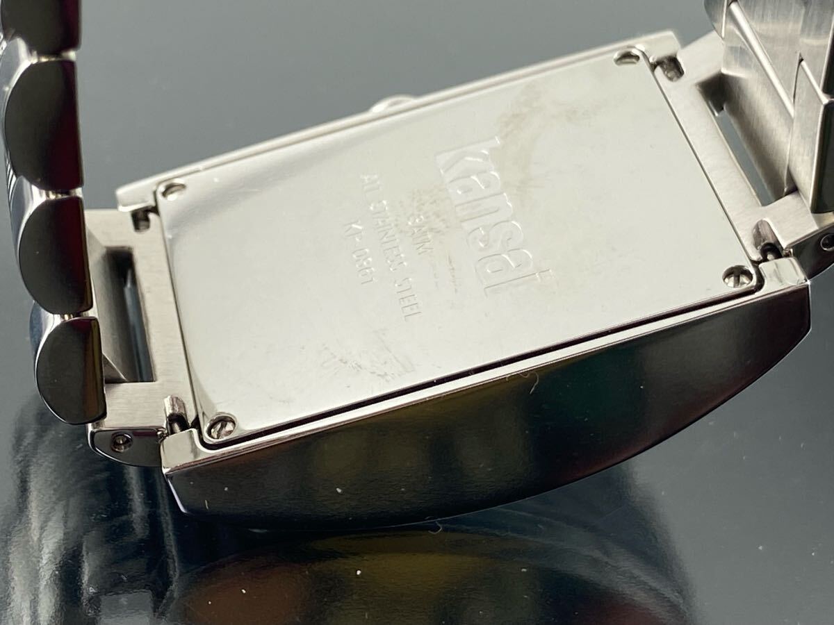 Yahoo!オークション - [A1605]美品1円～ メンズ腕時計 クォーツ Kansai...