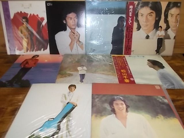 Yahoo!オークション - c2599 【未確認】 松山千春 LP9枚セット