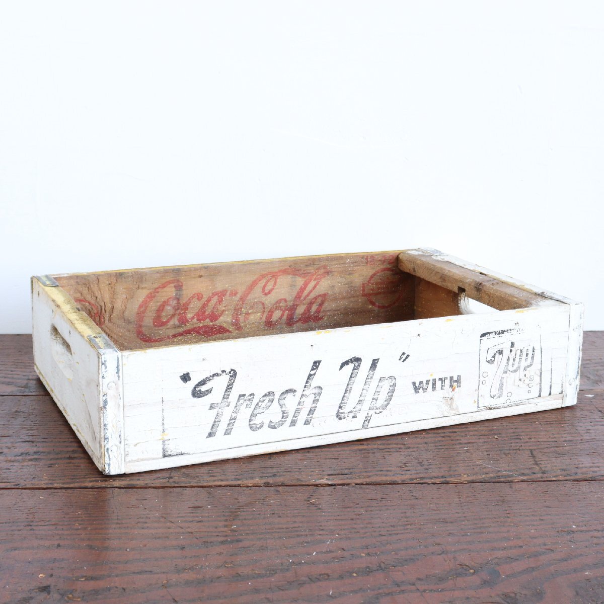 Yahoo!オークション - 70s ヴィンテージ 7up 木箱 /アメリカ SEVEN-UP ...