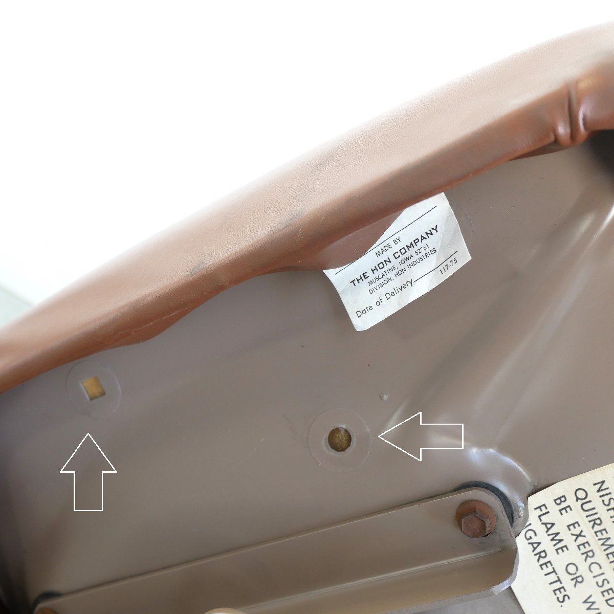 Yahoo!オークション - 70s ヴィンテージ HON 回転式オフィスチェア