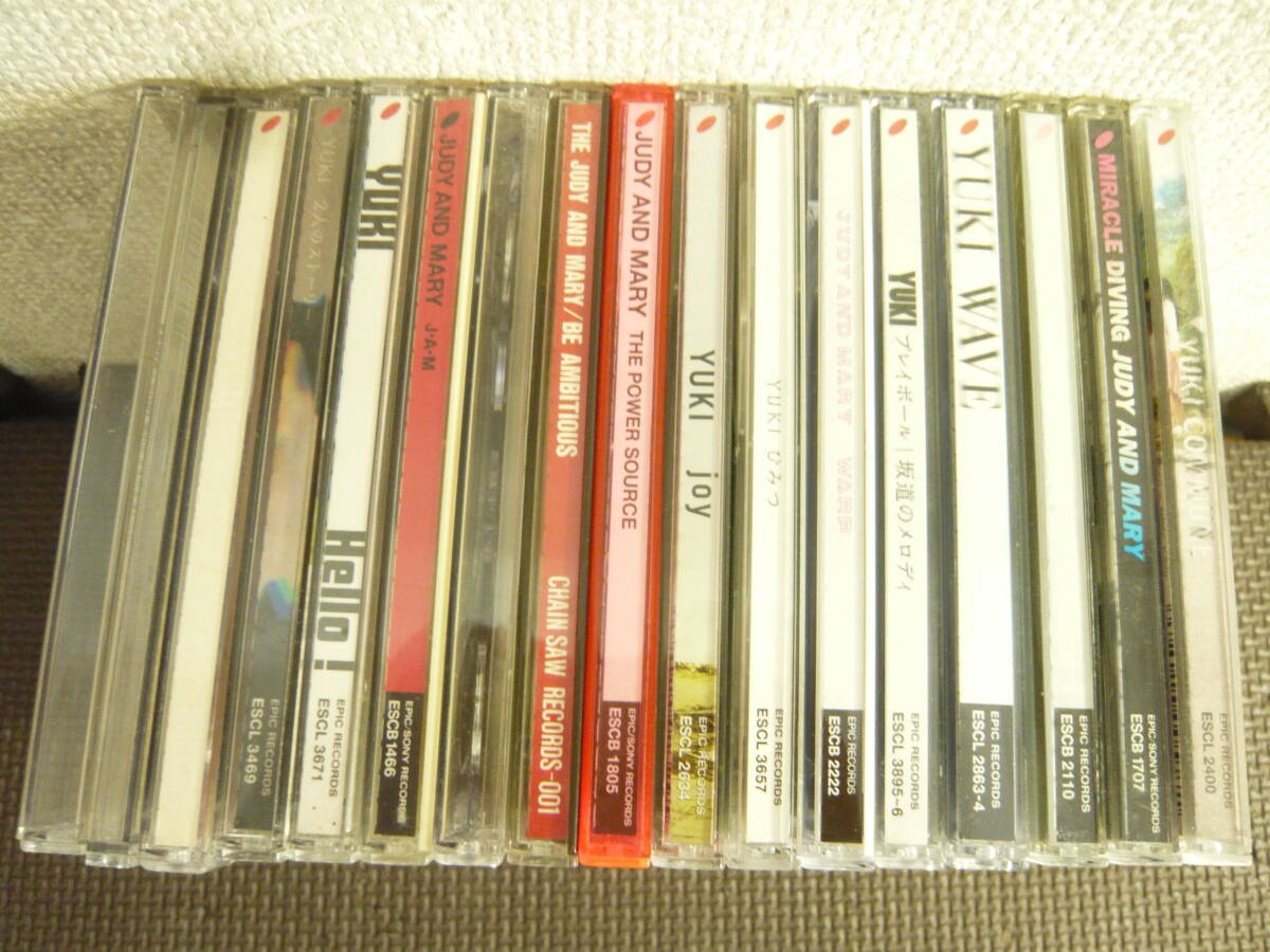 Yahoo!オークション - ユ）CD17枚セット[YUKI・JUDY AND MARY まとめ売...