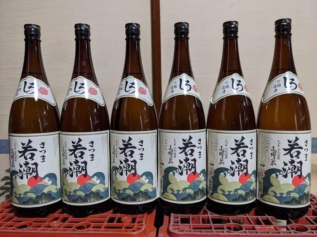 Yahoo!オークション - 若潮酒造「さつま若潮」（1800ml）6本組み (送料...