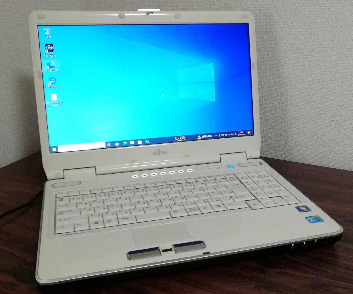 Yahoo!オークション - ＜720/100＞FMV-BIBLO NF/70G（i5-430M/4GB/500G...