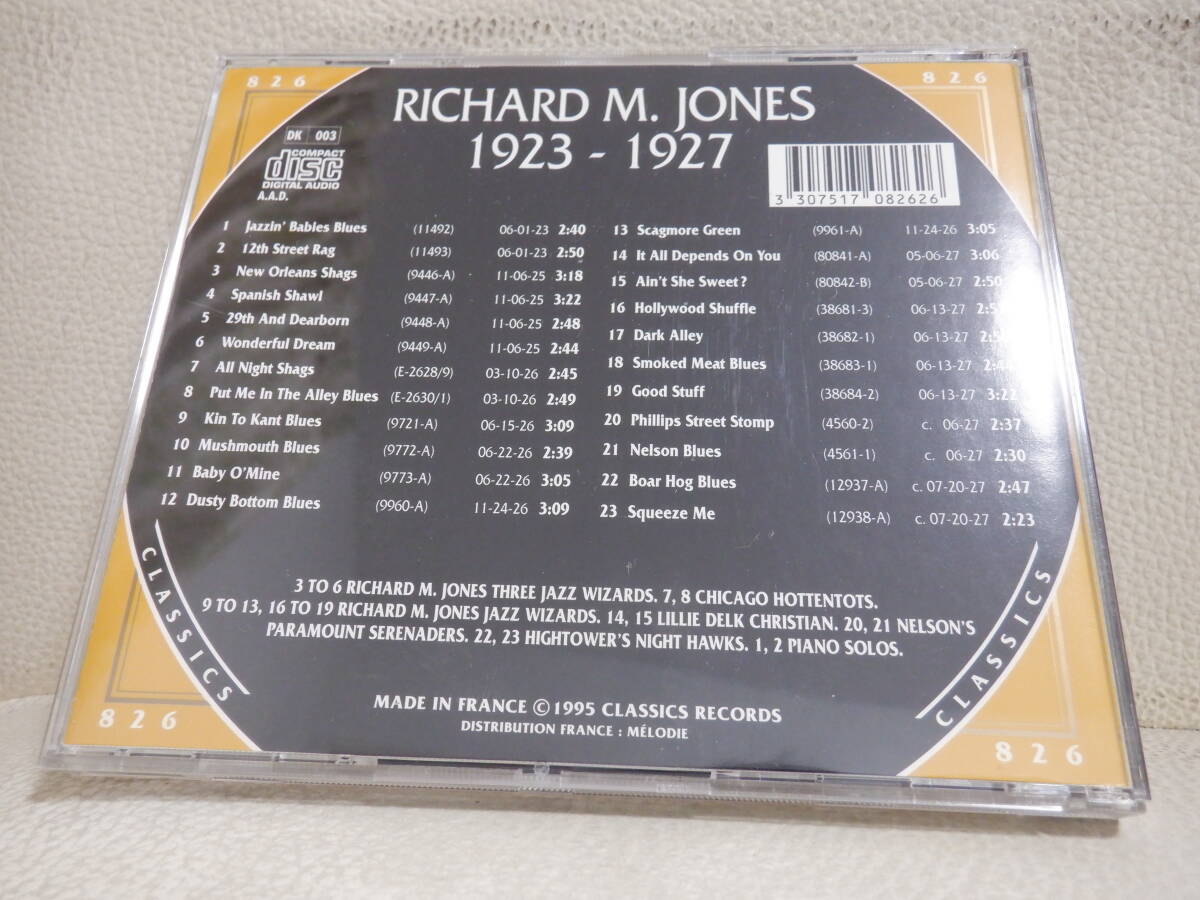 Yahoo!オークション - [CD] RICHARD M.JONES / 1923 - 1927 (THE CHRON...