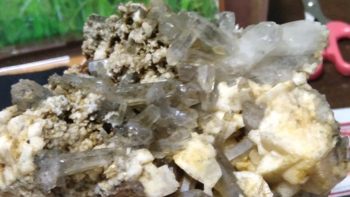 Yahoo!オークション - C0701-4水晶クラスター510g