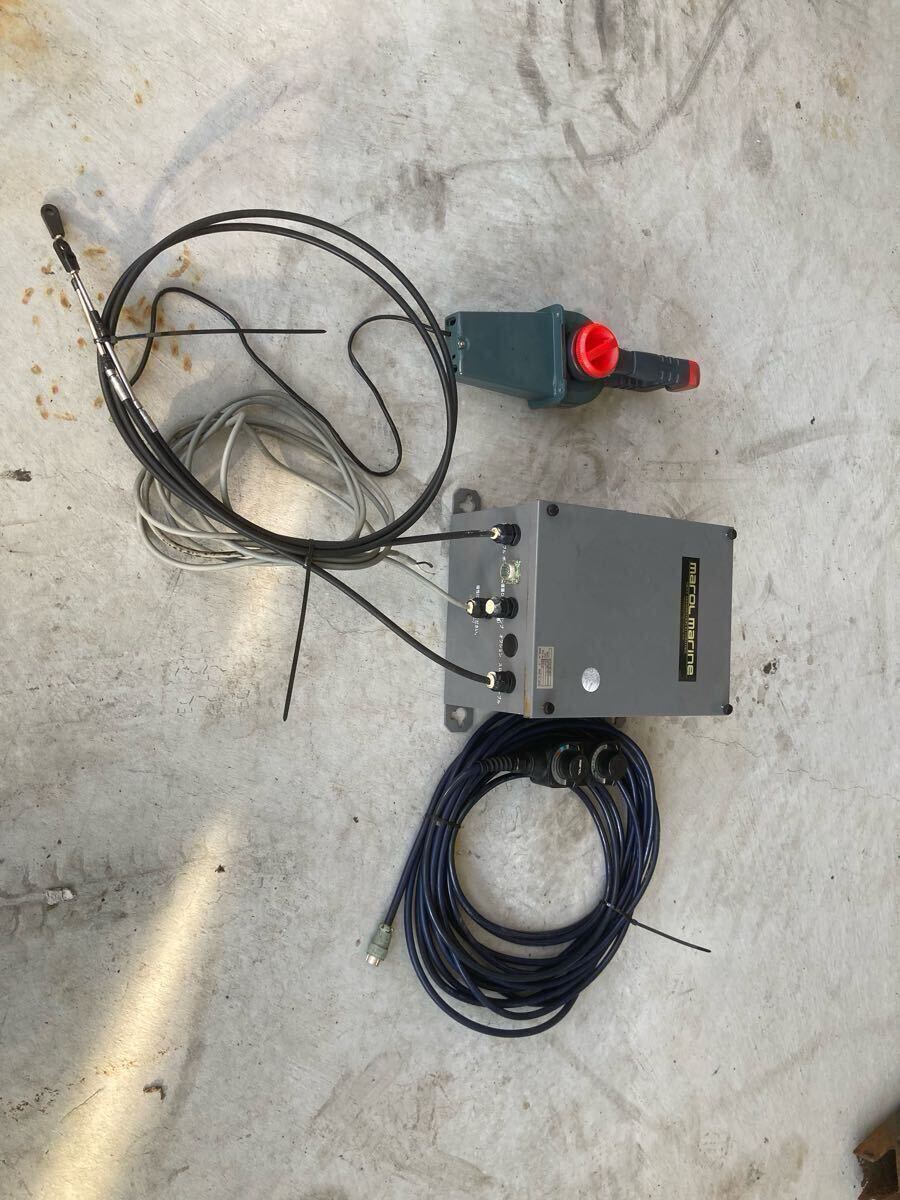 Yahoo!オークション - 小型船用エンジンリモコンAUR-20RXセット 中古品...