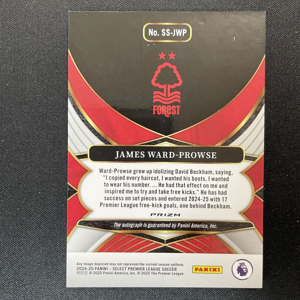 Yahoo!オークション - 2024-25 Panini Select EPL James Ward-Prowse A...