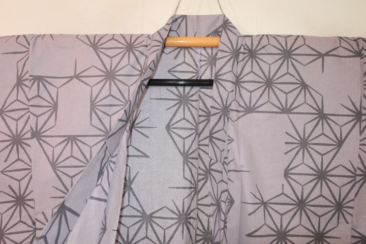 Yahoo!オークション - 壱金2949 遠州織 東京友禅調 男木綿着物単衣 裄7...