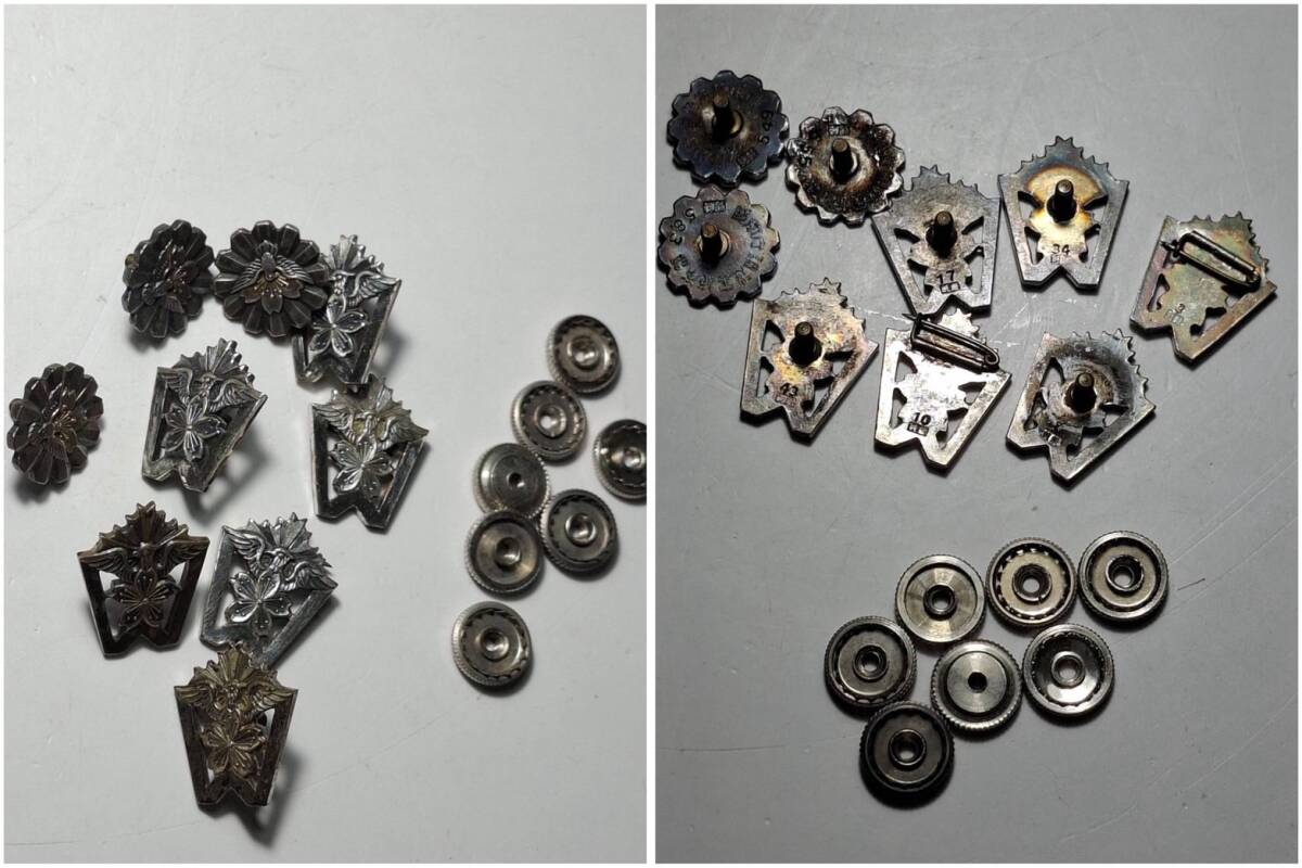 Yahoo!オークション - 純銀 34g 銀 バッヂ シルバー