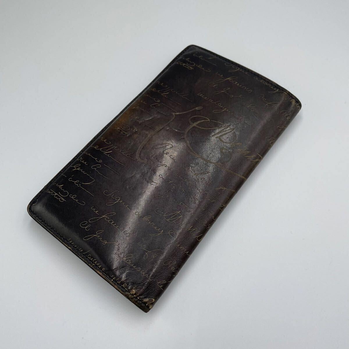 Yahoo!オークション - 【ベルルッティ】エベネ カリグラフィー 長財布